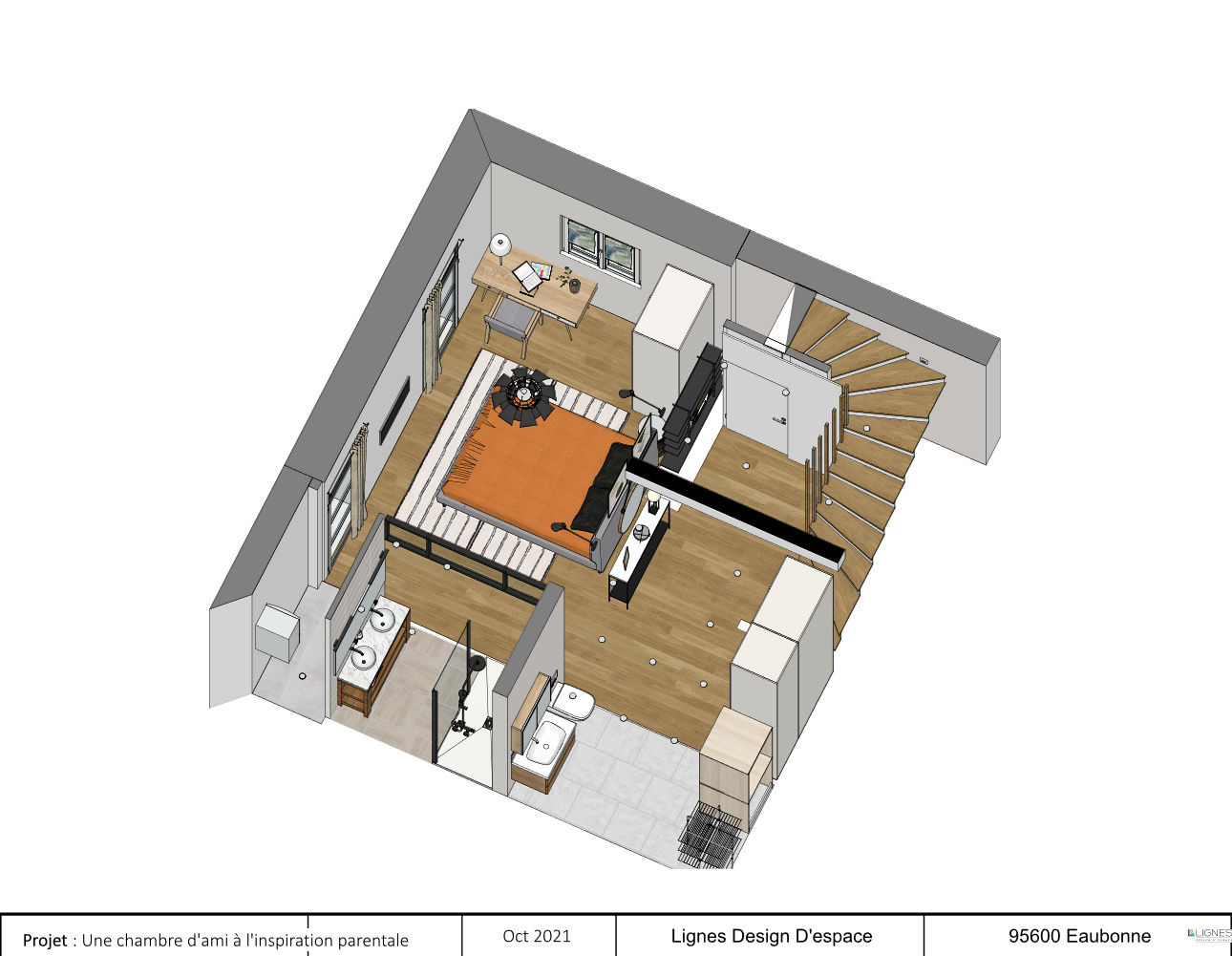 Un entresol transformé en une chic suite parentale | homify