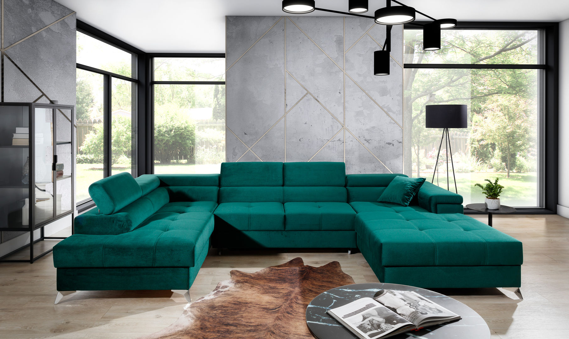 Wohnlandschaft In U Form