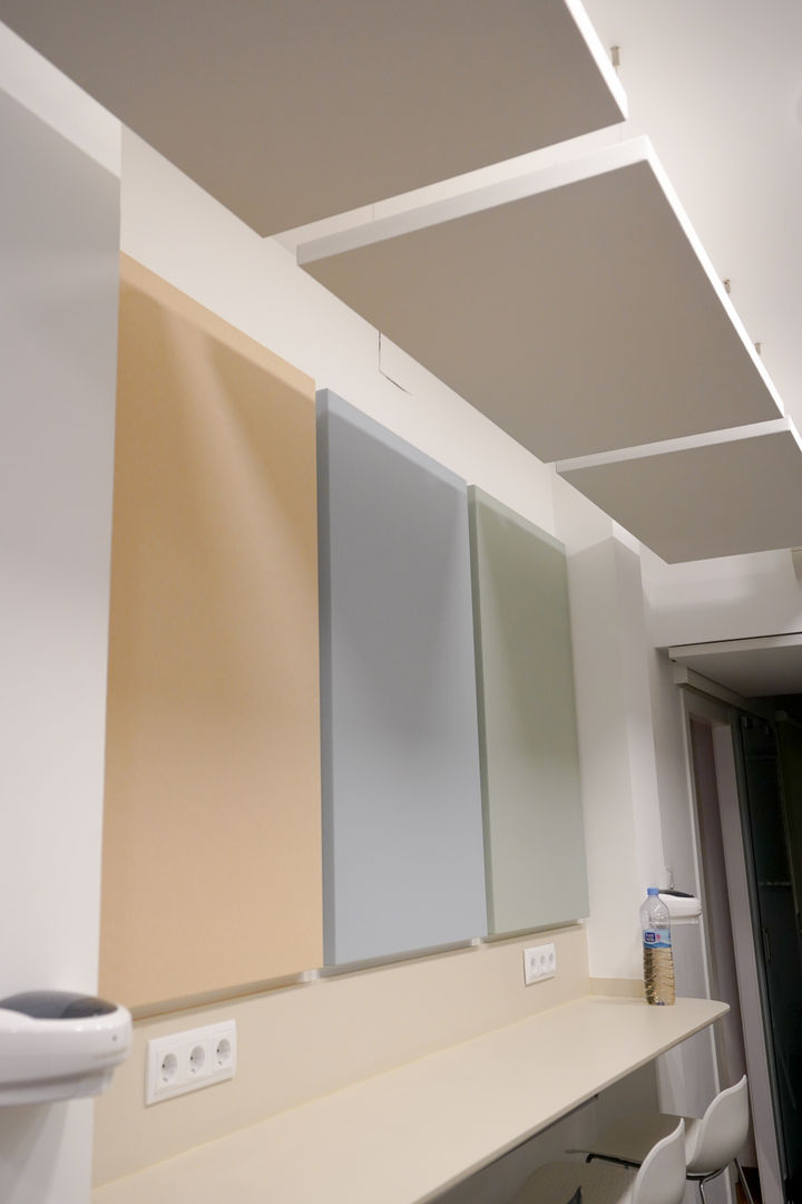Panele akustyczne Vertisol dla biura Fundacji Josep Carreras | homify